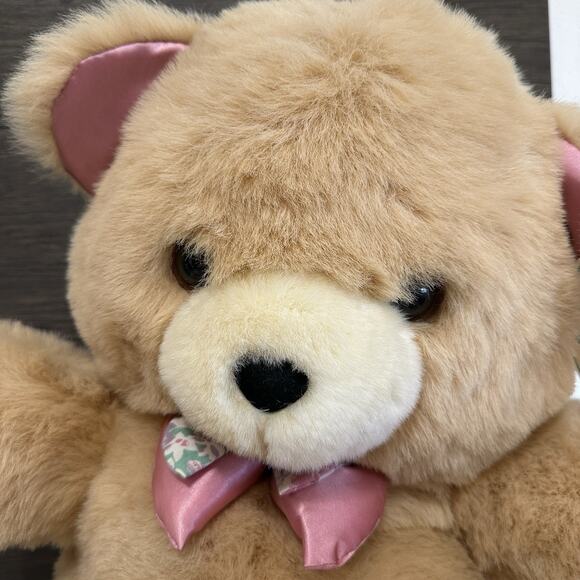 Dan Dee | Toys | Vintage Dandee Teddy Precious Bear Large 24 Plush Pink ...